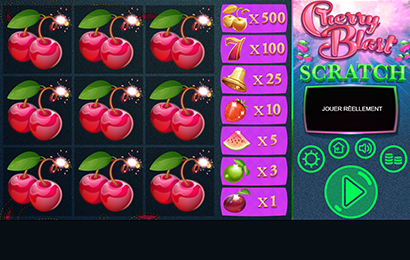 Jouer en ligne à Cherry Blast Scratch - lotoquebec.com